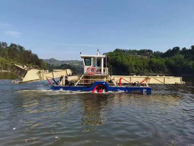 China Full Auotamatic 5 CBM Aquatic Weed Harvester For River Cleaning for sale