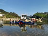 China Full Auotamatic 5 CBM Aquatic Weed Harvester For River Cleaning for sale