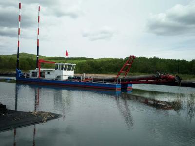 China YSCSD300 Hydraulic River Sand Dredging Machine Red Color River Dredging Equipment for sale