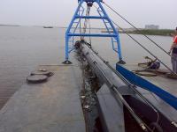 China Africa 10 inch gold mining dredger for river gold selection 150m3/h for sale