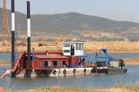 China High efficiency 14' jet suction dredger for sale including pump and engine for sale