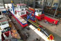 China 1800-2200 M3/H Sand Dredging Machinery For Sand Extraction And 350mm Discharge Pipe Diameter for sale