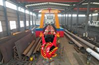 China 14.5m Spud Length Sand Mining Dredging Gravel Dredging Equipment for Discharge Distance for sale