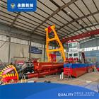 China Diesel Sand Mining Dredges for Dredging Compacted Soil Types and Materials 14.5m Spud Length for sale