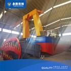 China Diesel Sand Mining Dredges for Dredging Compacted Soil Types and Materials 14.5m Spud Length for sale
