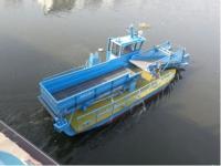 China 15.5mx6.52x3 M Water Grass Lake Weed Harvester With Hydraulic Motor And Diesel Power for sale