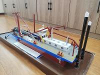 China 150cbm Model Professional Mud Dredger Ship For Sale Optimal Waterway Dredging for sale