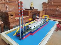 China 150cbm Model Professional Mud Dredger Ship For Sale Optimal Waterway Dredging for sale