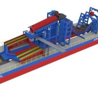 China Gold Dredging Chain Bucket Dredger For River for sale