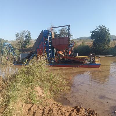China 80-100m3/H Bucket Chain Dredger For River Sand Mining With High Efficiency for sale