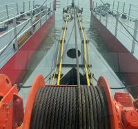 China Custom Built Mud Csd Dredger Boat With A Red Color Tailored To Your Dredging Requirements for sale