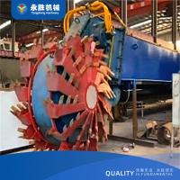 China Large Bucket Wheel River Sand Dredging Machine Equipped With 18inch Mud Dredger Ship for sale