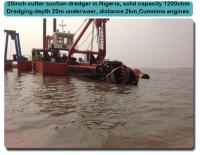China Diesel Engine Hydraulic Cutter Sand Dredging Machine Non self propelled dredger Equipment for sale