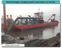 China Portable 600 mm 20 Inch Hydraulic cutterhead suction dredge Equipment For Port Deepening Capacity 6000m3/H for sale