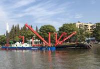 China 43M Capacity Mud Dredger Vessel 500 Cubic Meters Per Hour GPS Navigation System for sale