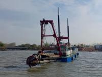 China 43M Capacity Mud Dredger Vessel 500 Cubic Meters Per Hour GPS Navigation System for sale