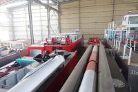 China 650 mm 1500 Cbm/Hour Solid Sand 26 Inch Cutter Suction Dredger 2km Discharge Distance Double Dredging Pump for sale