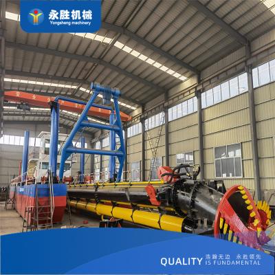 China Sri Lanka 18 inch 3800m3/h hydraulic cutter suction dredger for seaside dock dredging for sale