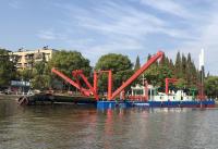 China 200mm Pipe Small Cutter Suction Dredger 80Cbm/h With 205KW Cummins Diesel Engine for sale
