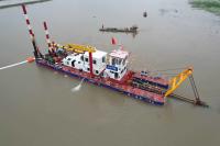 China 2000M Discharge Distance Cutter Mini Dredging Machine With 200 Pipe 205KW Diesel Powered for sale