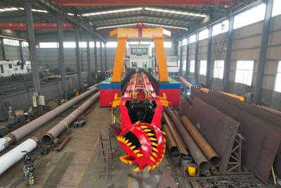 China 80Cbm/h Small Sand Dredging Ship Customizable For Your Sand Mining Requirements Mini Suction Dredge Pump WN200 for sale