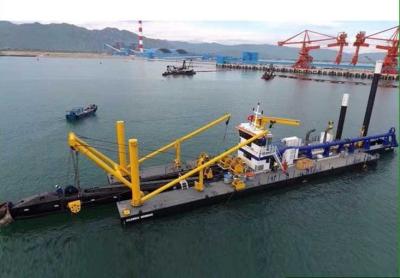 China Adjustable Suction Pipe Diameter Underwater Suction Dredge Self propelled Or Towed By A Tugboat for sale