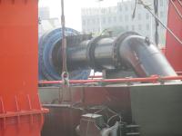 China 20Inch Used Hydraulic Sand Suction Dredger With High Working Efficiency At Seaside for sale