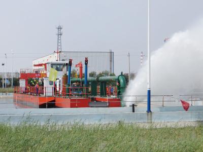 China Centrifugal Sludge Pump Hydraulic Cutter Suction Dredger Vessel 900cbm/H Dredging Depth 15 Meters for sale