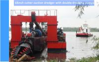 China 15 Meters Dredging Depth River Sand Suction Dredging Equipment Ship 43.5 With Discharging Distance 1.5 Km for sale