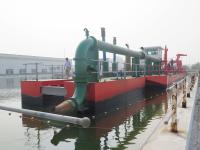 China 24 Inch Hydraulic Dredger Vessel Dredging Desludging Dredging With Cutter Head Dredging Depth To 15 Meters for sale