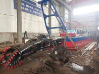 China WN200  Cutter Suction Dredger with a red color for sand dredging for sale