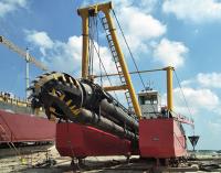 China 294kw Diesel Sand Dredger 10 Inch  For Sand Dredging In River for sale
