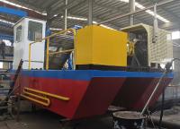 China 8 Cubic Capacity Small Lake Weed Harvester Used To Collect And Clean River Water Plants for sale