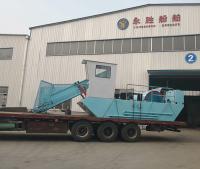 China 8 Cubic Capacity Small Lake Weed Harvester Used To Collect And Clean River Water Plants for sale