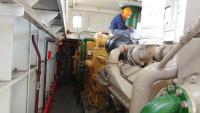 China 43.5m Dredger Length 700 Cbm/H Sand Mining Dredge With Cummins Engines 1.5km Discharging Distance for sale