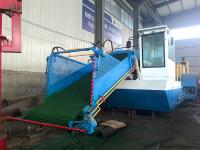 China 8 Cubic Meters 75kw Power Lake Weed Cutter Machine For River Waterweed Harvesting for sale