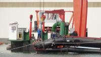China 18 Inch Cutter Suction Sand Mining Dredger Equipped with Cummins Engine Engine Dredging depth 14 meters for sale