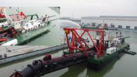 China Solid Sand Dredging Capacity 900-1050 CBM/H Sand Mining Dredge For Sand And Mud Dredging for sale