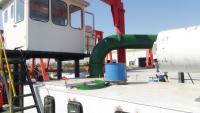 China Crown Cutter Head Diameter 450 mm Hydraulic Sand Mining Dredge for Sand Dredging and Port deepening for sale