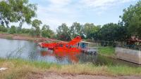 China 88kw Power Water Hyacinth Harvester Efficient Harvesting for sale