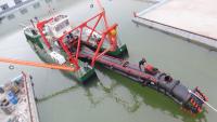 China Diesel Marine Engine 900 cbm/h Cutter Suction Dredgers for Reclamation and Waterway Construction for sale