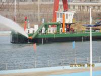 China 6 inch small river channel sand pumping gold selection jet suction dredger with low price for sale