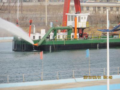 China 6 inch small river channel sand pumping gold selection jet suction dredger with low price for sale
