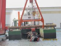 China 500mm 3800 m3/h Hydraulic Cutter Suction Dredger Vessel with Anchor booms and Spud Carriage for sale