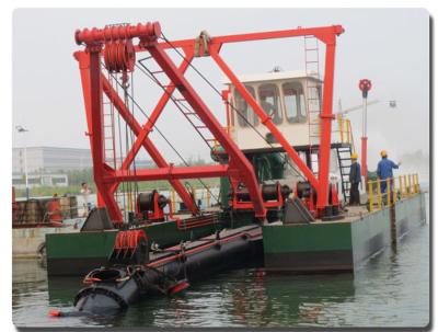 China 14 Meter Dredging Depth Cutter suction dredge For Sand And Muddy Soil River Or Lake Sand Mining for sale