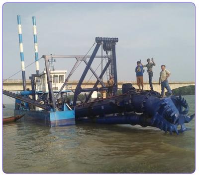 China 20inch Cutter Suction Dredge / Cutter Head Dredger  with Shijiazhuang Pump and Cummins Engine for sale