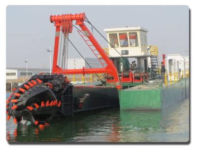 China 1648kw Cutter Suction Dredger with Spud Carriage for Compacted Soils Dredging for sale