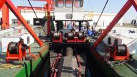 China 18 Inch 450 mm 900 cbm/h Marine Cutterhead Dredging Equipment with Cummins Engine for sale