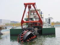 China 500 mm 900 cbm/h Marine Cutter Suction Dredging Equipment Dredger with Distance 1.5 KM for sale