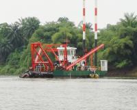 China 14 inch 300 cbm/h Hydraulic Cutter Head Dredger Equipment with PLC Siemens for Operation for sale